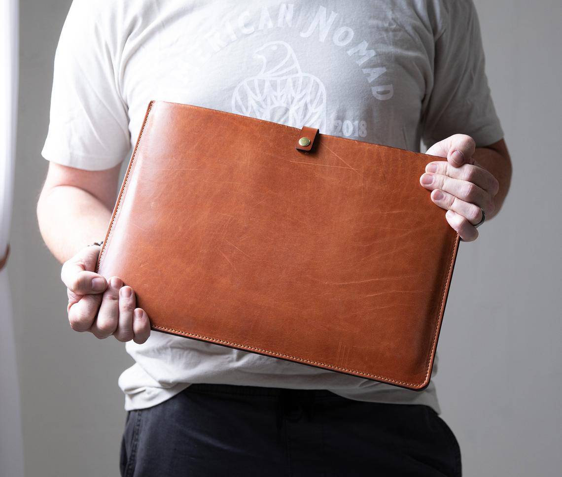 Lifetime Leather Co. Leather Laptop Sleeve – Stiles Supply Co.