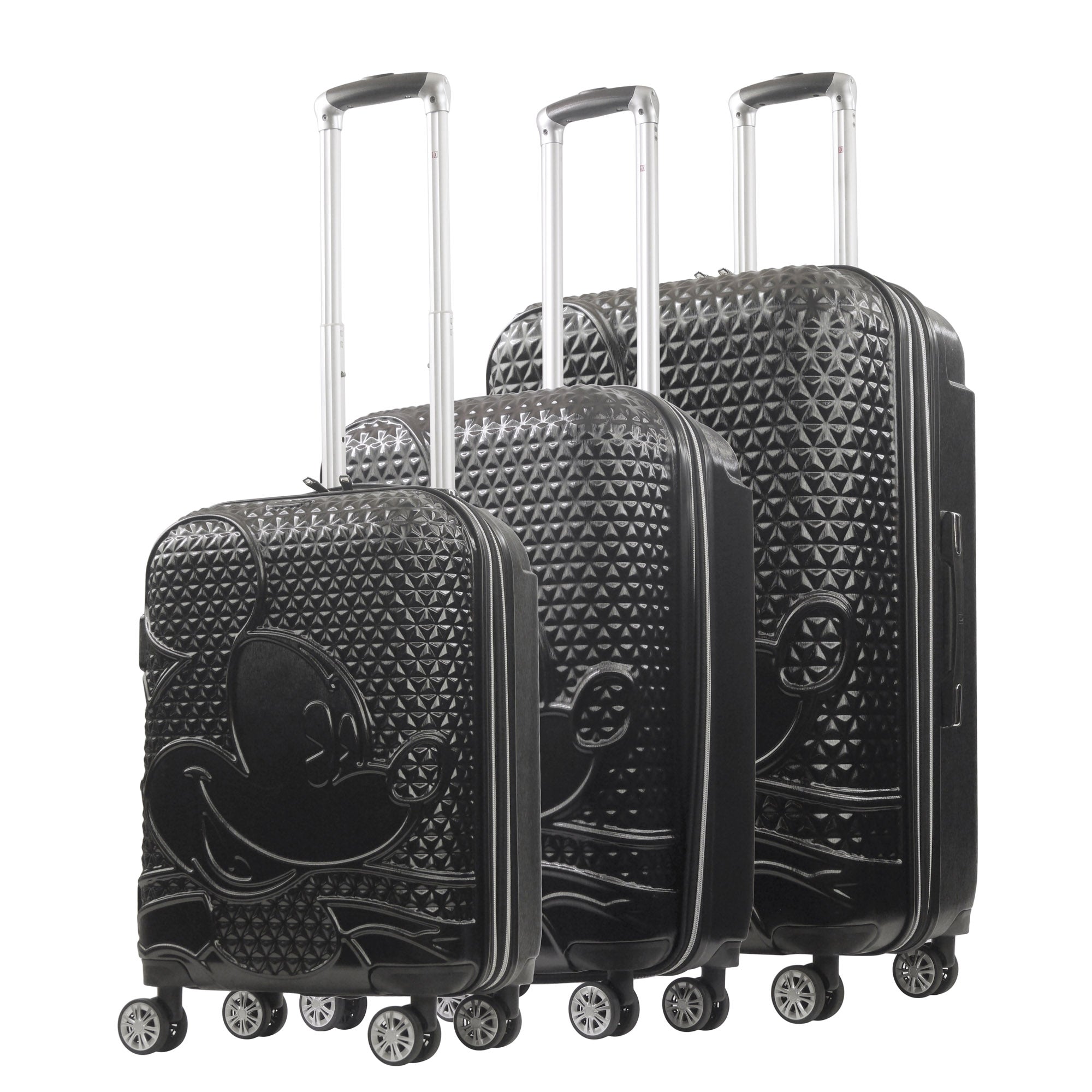 Disney Mickey Mouse Rolling Suitcases 3 Piece Set Black – Stiles Supply Co.